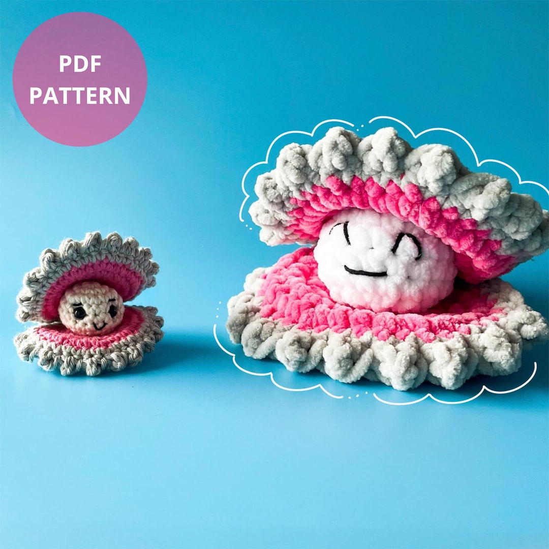 No-sew OYSTER Amigurumi - DIGITAL PATTERN | Animal Crochet | Crochet ...