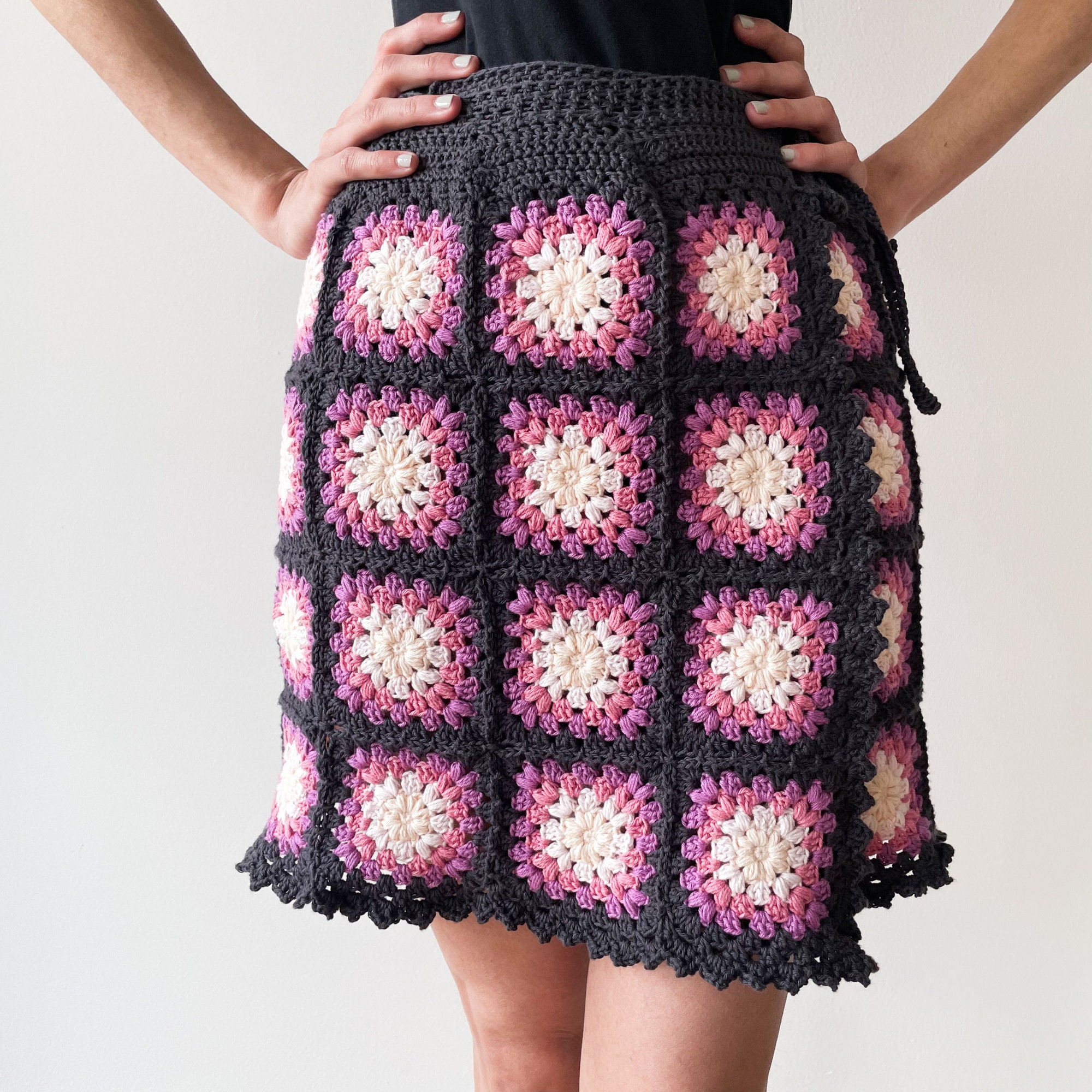 Georgy Granny Square Skirt Pattern DIGITAL PATTERN Crochet Skirt ...