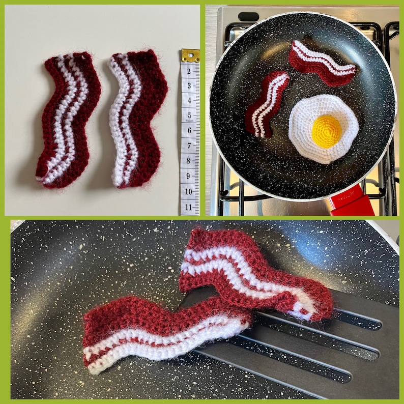 Breakfast: ONLY Bacon - Crochet Digital Pattern - Etsy