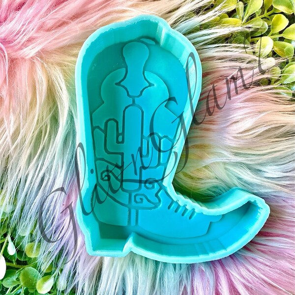 Cowboy Boot Silicone Mold for Freshies - Etsy