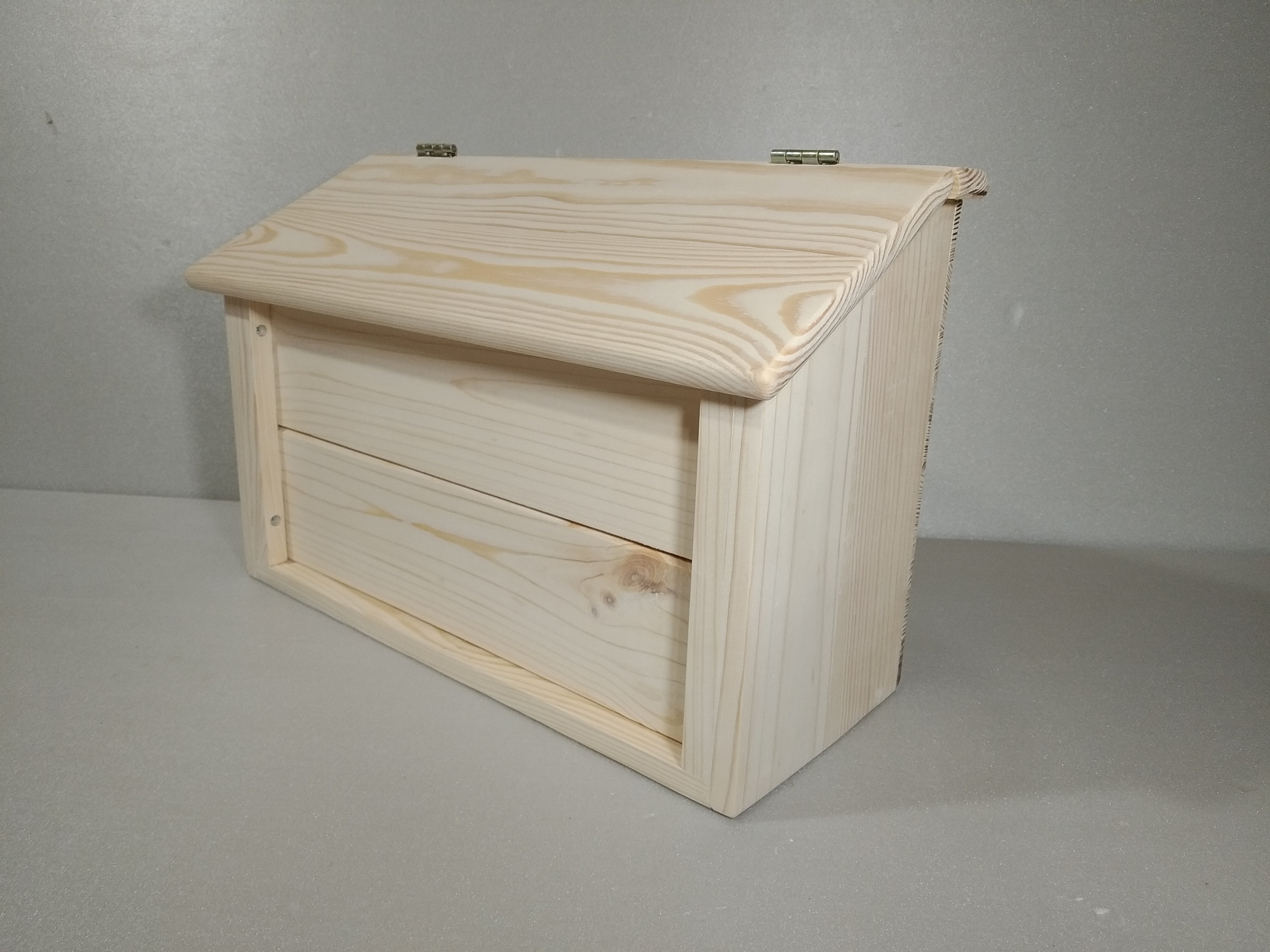 Mailbox Wood Mail Box Unfinished Mailbox Outdoor Mail Box | Etsy