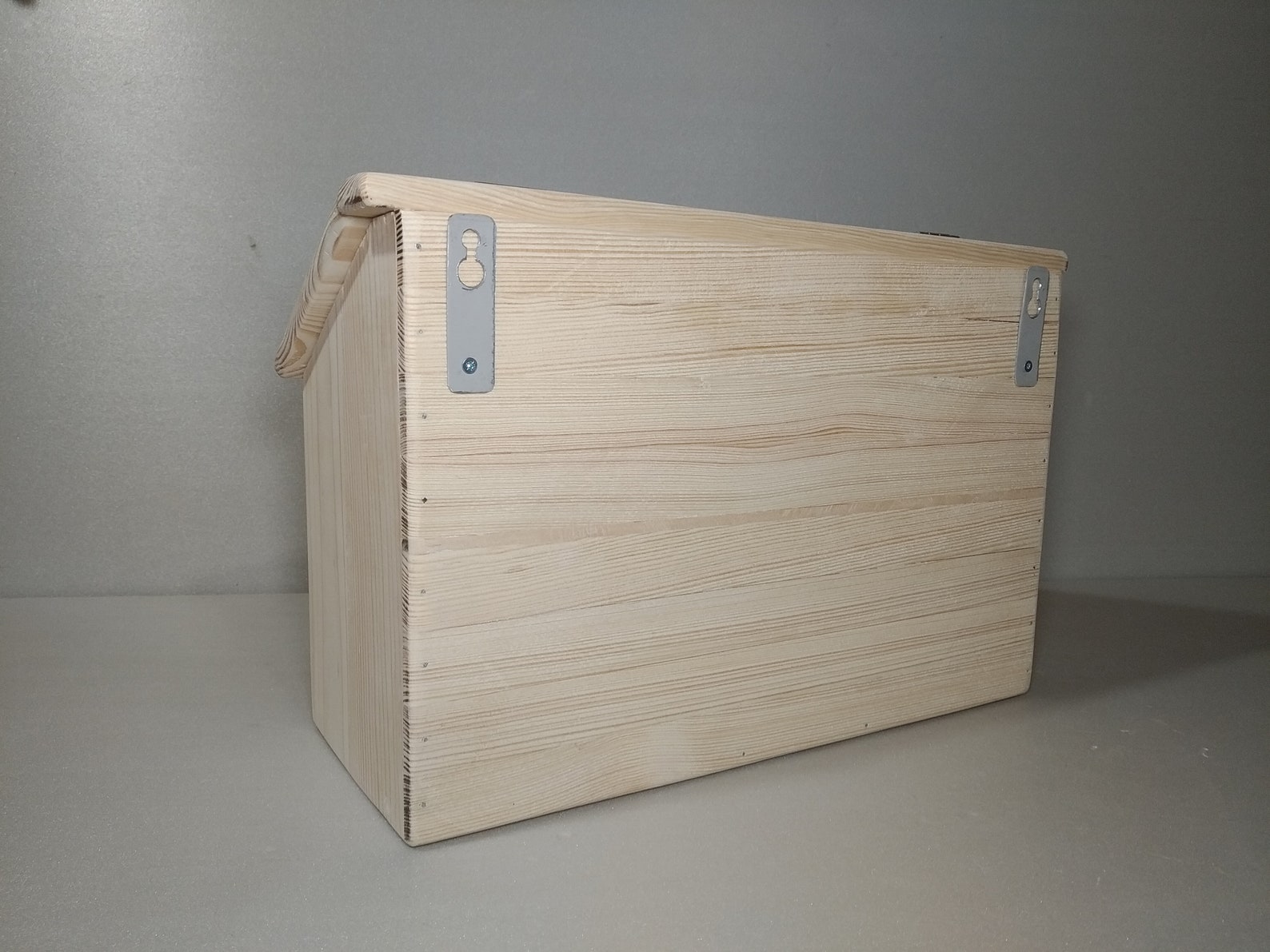 Mailbox Wood Mail Box Unfinished Mailbox Outdoor Mail Box - Etsy