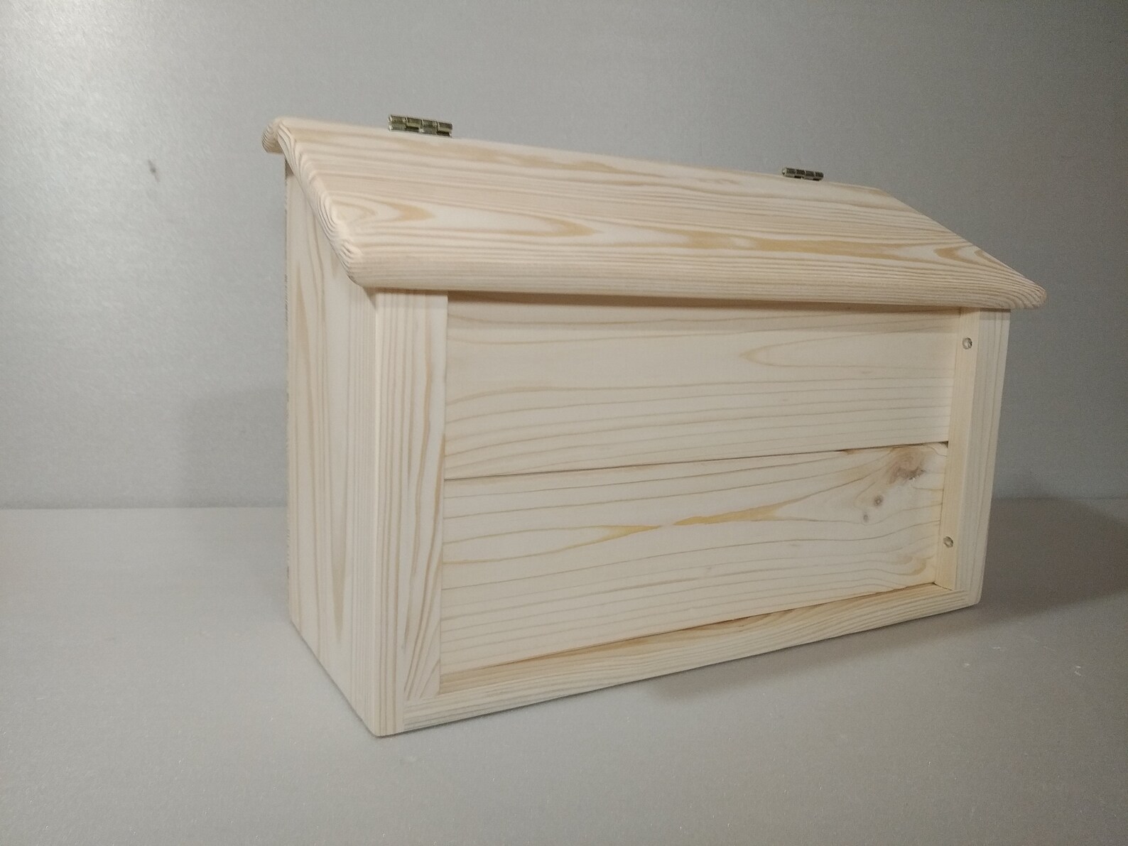 Mailbox Wood Mail Box Unfinished Mailbox Outdoor Mail Box | Etsy