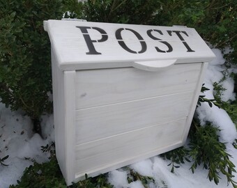 Wood Custom Mailbox | Etsy