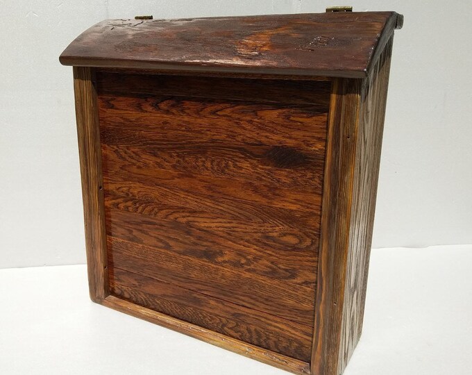 Big Mailbox, Wood Mailbox, Wild Style Outdoor Wood Box, Wall Mount ...