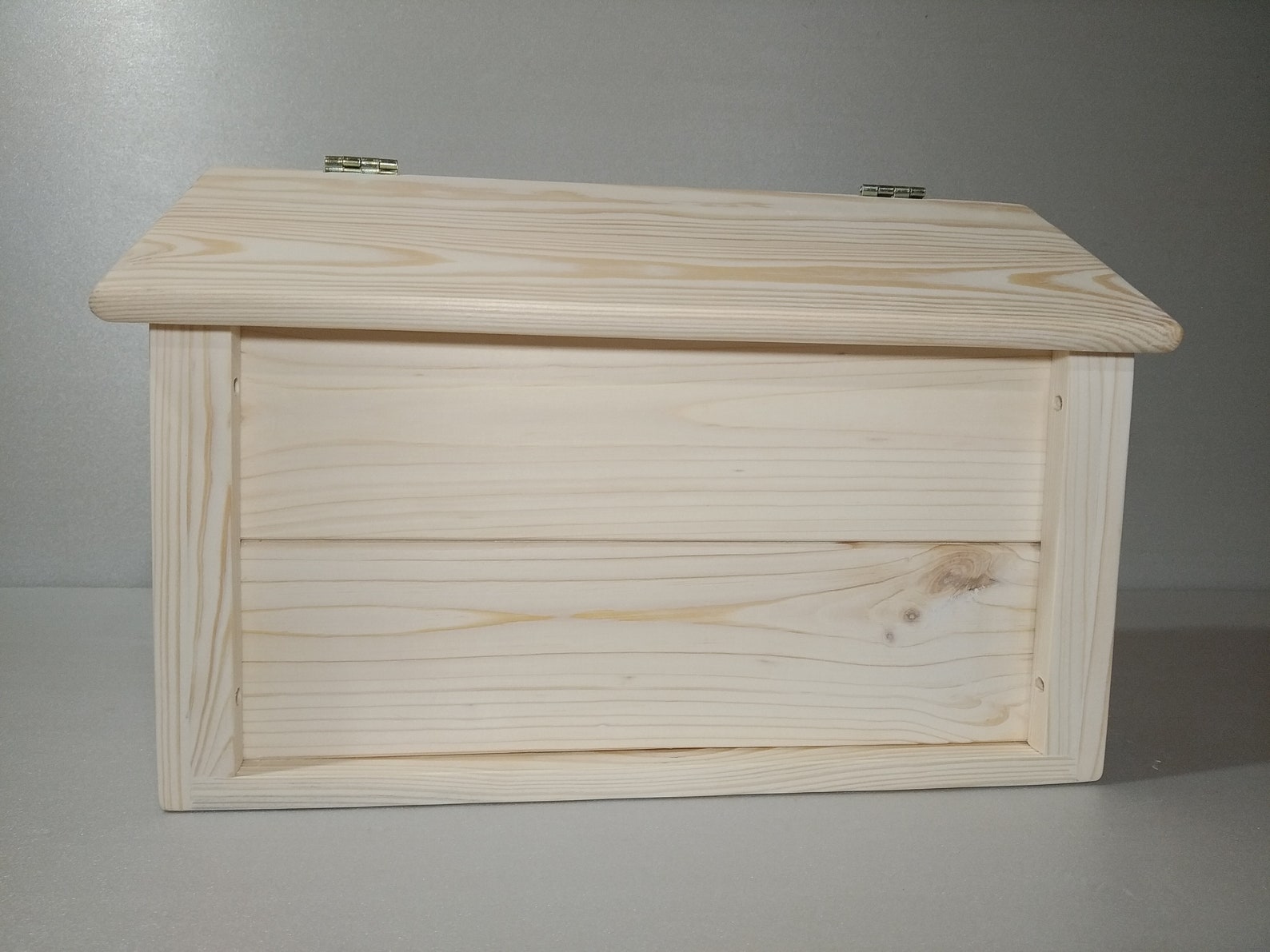Mailbox, Wood Mail Box, Unfinished Mailbox, Outdoor Mail Box, Wall ...