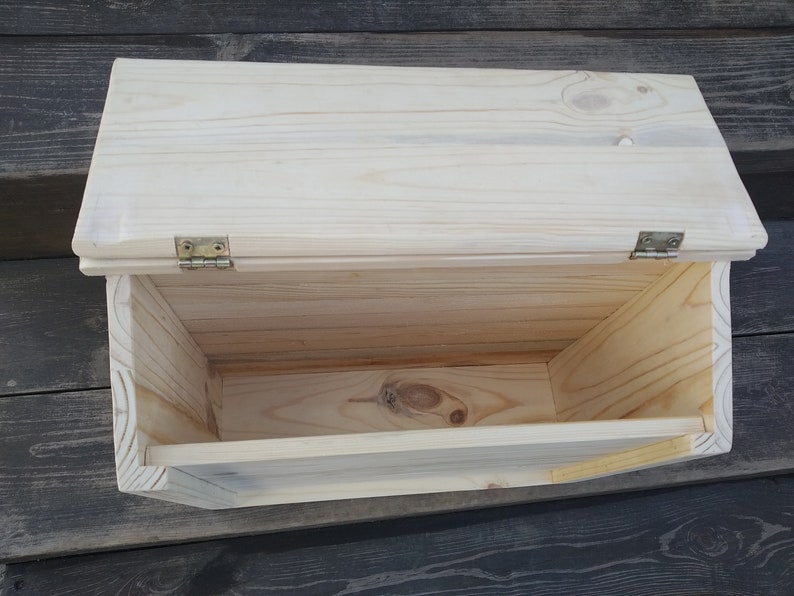 Mailbox Wood Mail Box Unfinished Mailbox Outdoor Mail Box - Etsy