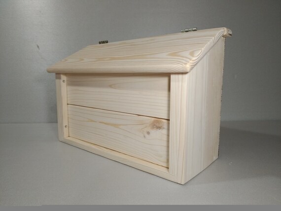 Mailbox Wood Mail Box Unfinished Mailbox Outdoor Mail Box | Etsy