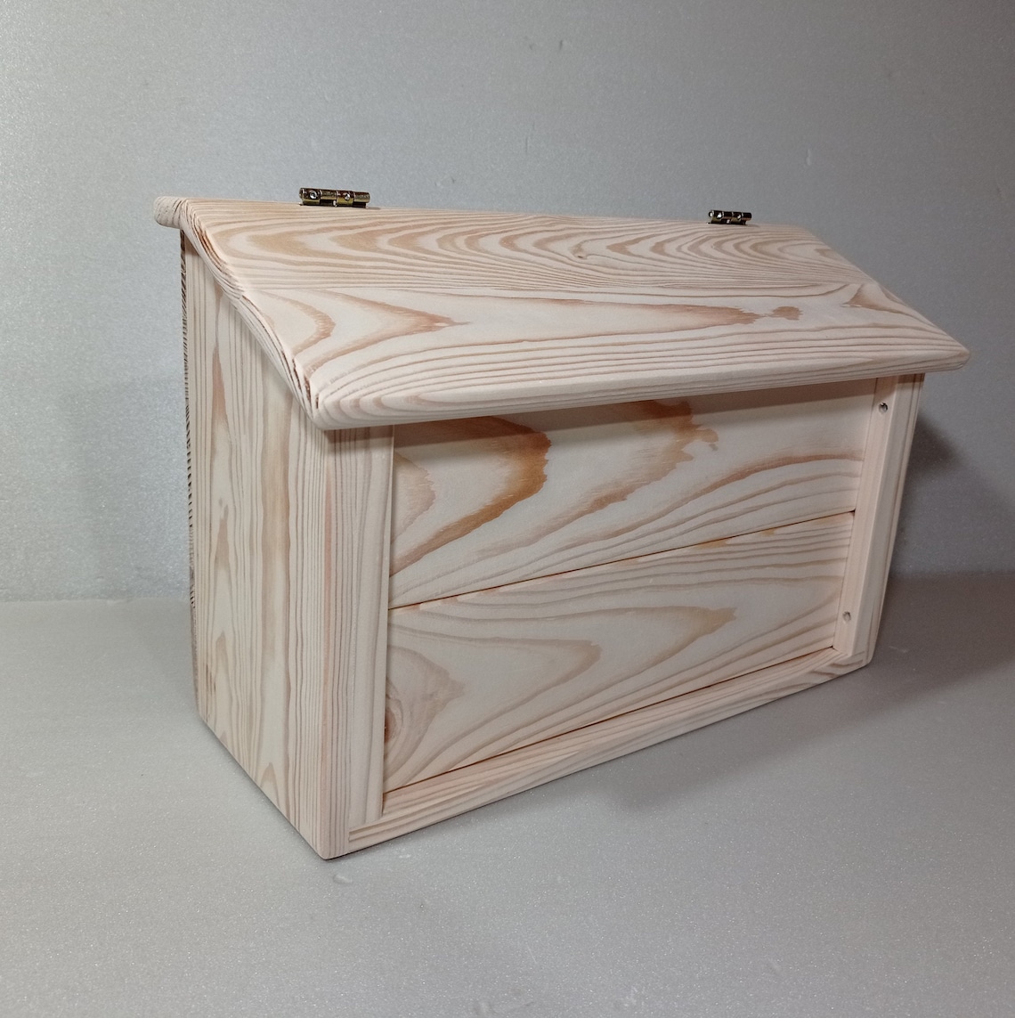 Mailbox Wood Mail Box Unfinished Mailbox Outdoor Mail Box - Etsy