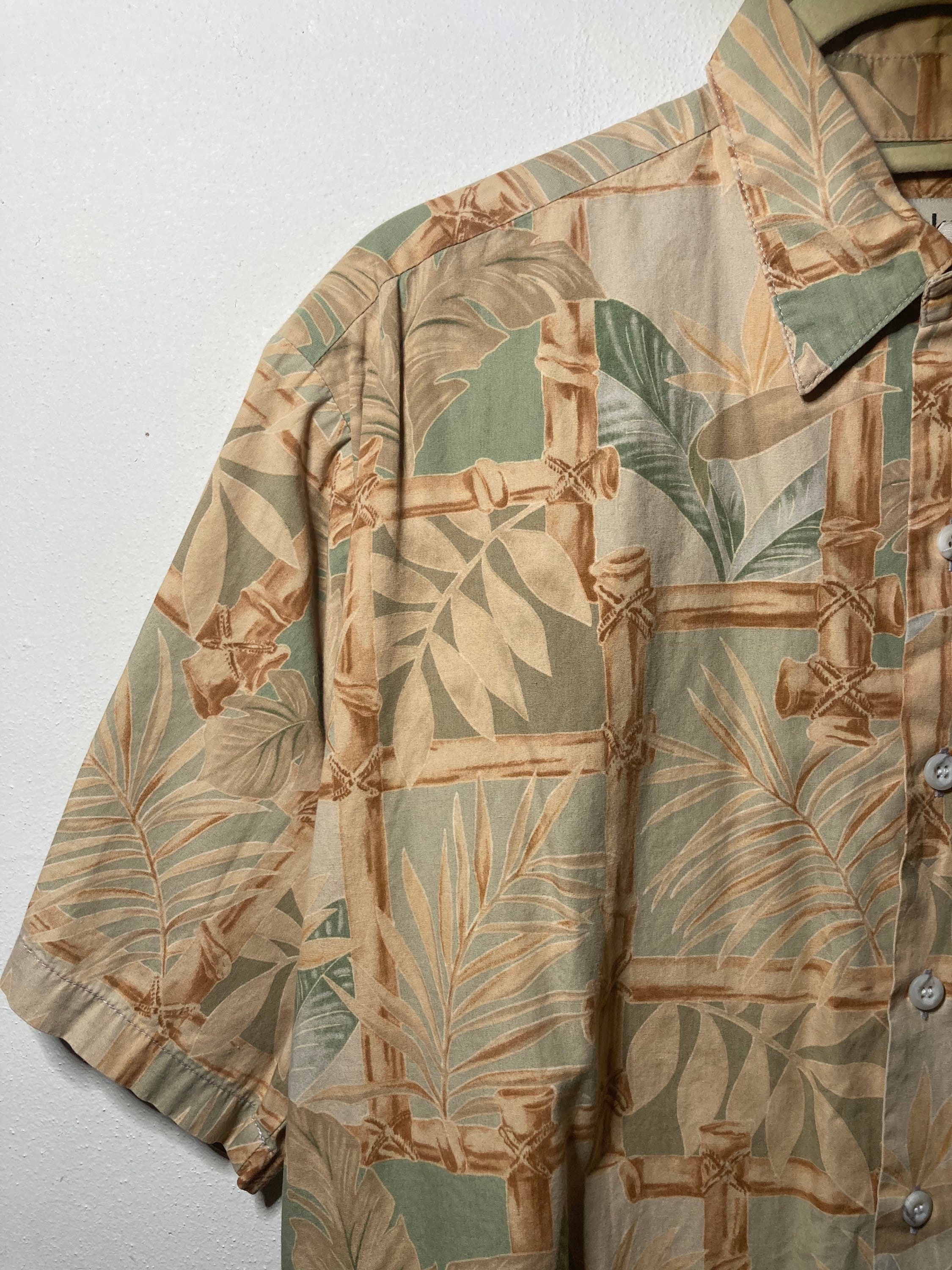 Vintage Cooke Street Honolulu Bamboo Print Aloha Shirt - Etsy