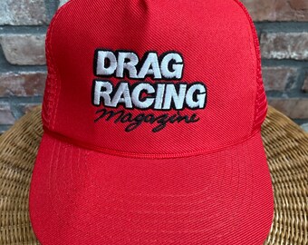 Vintage Drag Racing Hat - Etsy