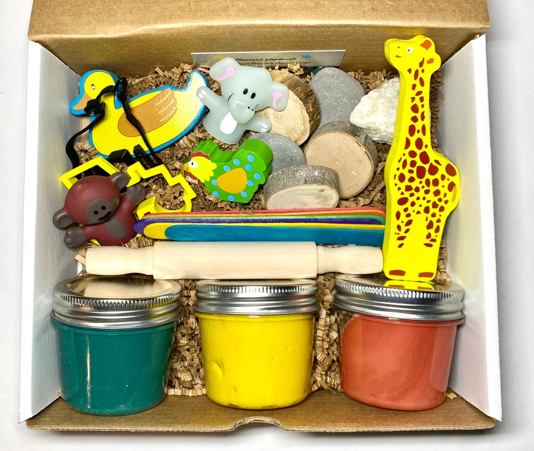 Beginner Animal Playdough Sensory Kit - Etsy