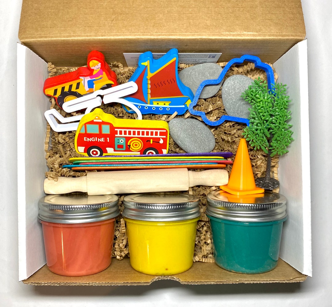 Beginner Vehicle Playdough Sensory Kit - Etsy