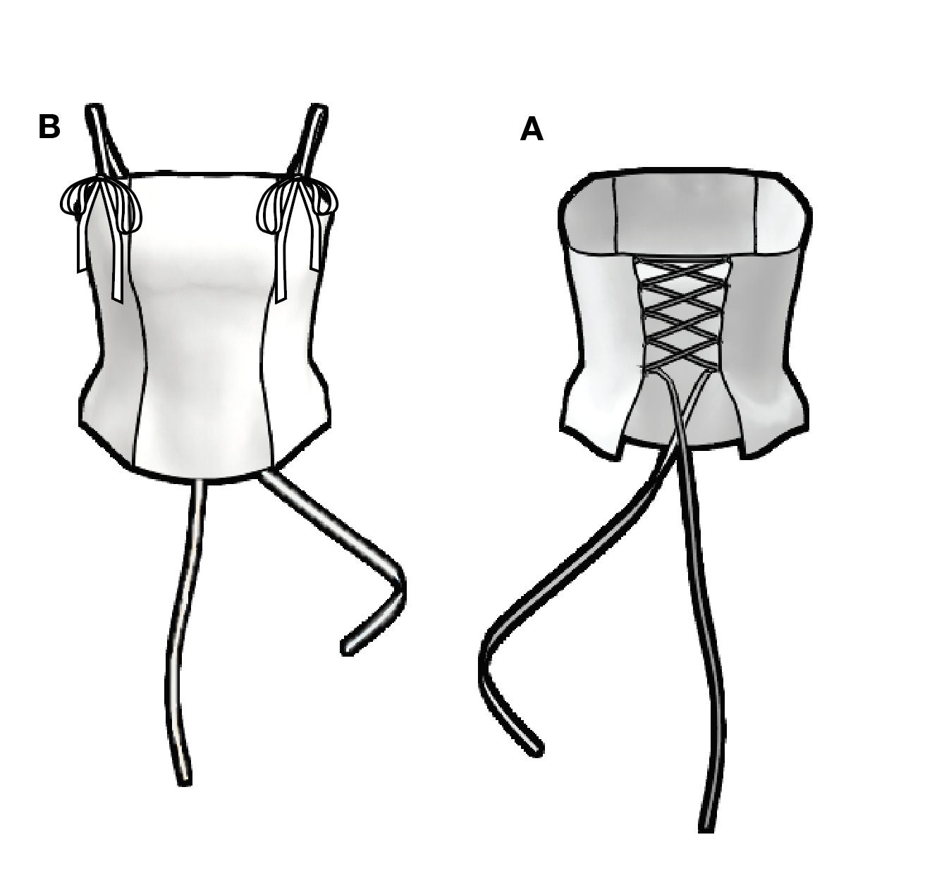 Princess Seam Bustier - PDF Sewing Pattern - Etsy