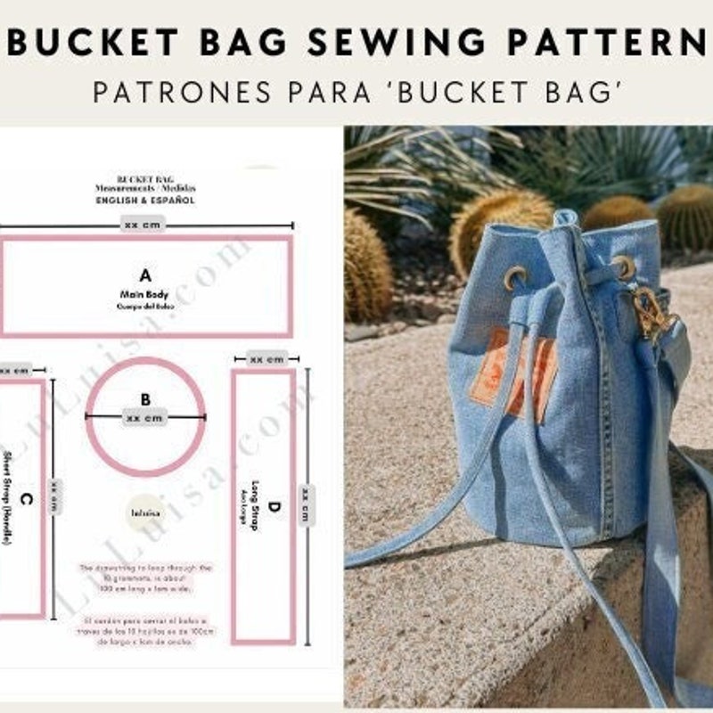 Jean Shoulder Bag Pattern - Etsy