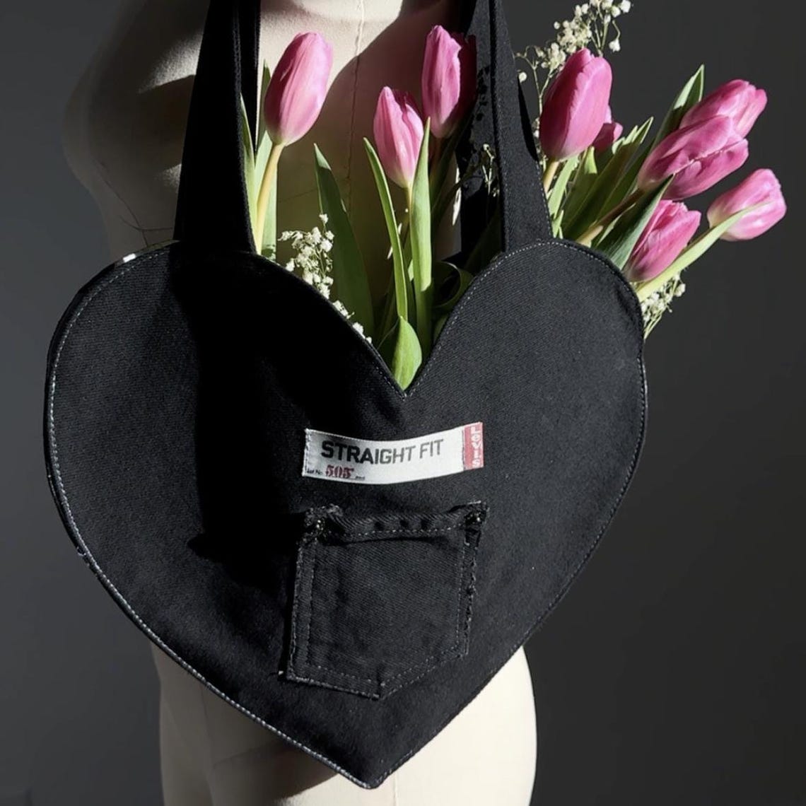 SMALL Heart Tote Bag Sewing Pattern + Includes Sewing Instructions ...