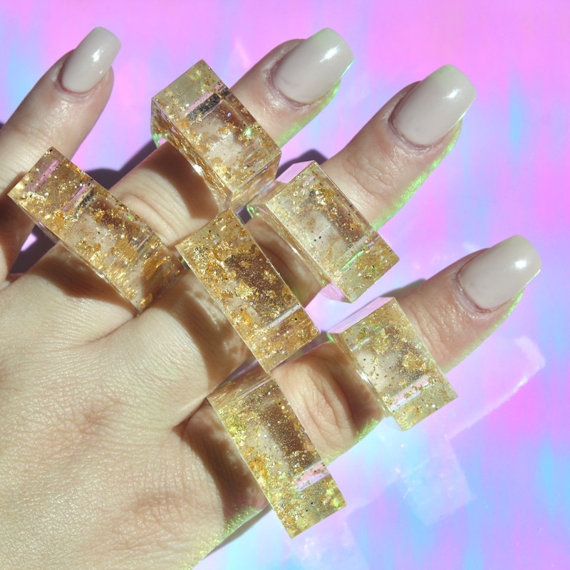 Clear Resin Ring - Etsy