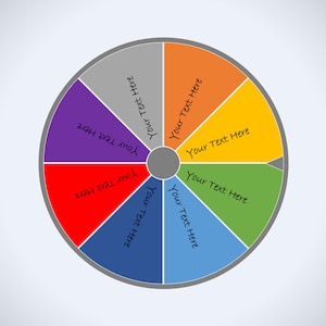 Powerpoint Spinning Wheel Template 1 - Etsy