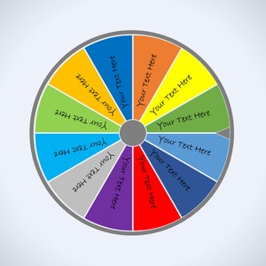 Powerpoint Spinning Wheel Template 1 - Etsy