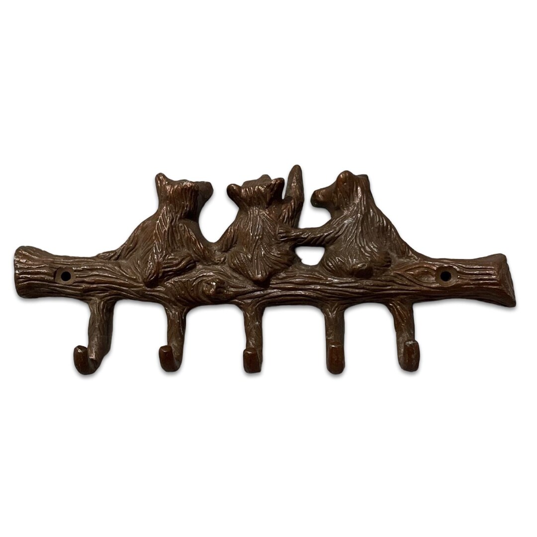 Vintage Cute Metal Whimsical Baby Bears Key Holder Hook Rack Cabin - Etsy