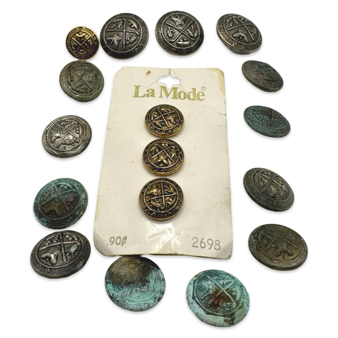 Vintage Royal Blackheath Golf Club London Buttons Crown Thistles AS ...