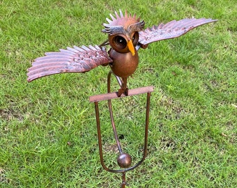 Owl Wind Spinner - Etsy