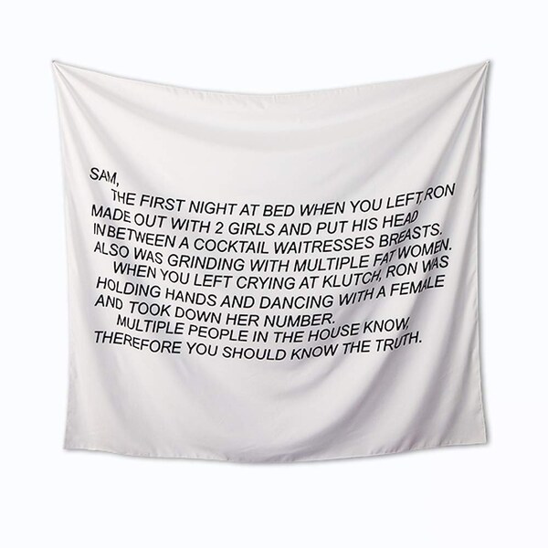 Jersey Shore the Note Tapestry - Etsy