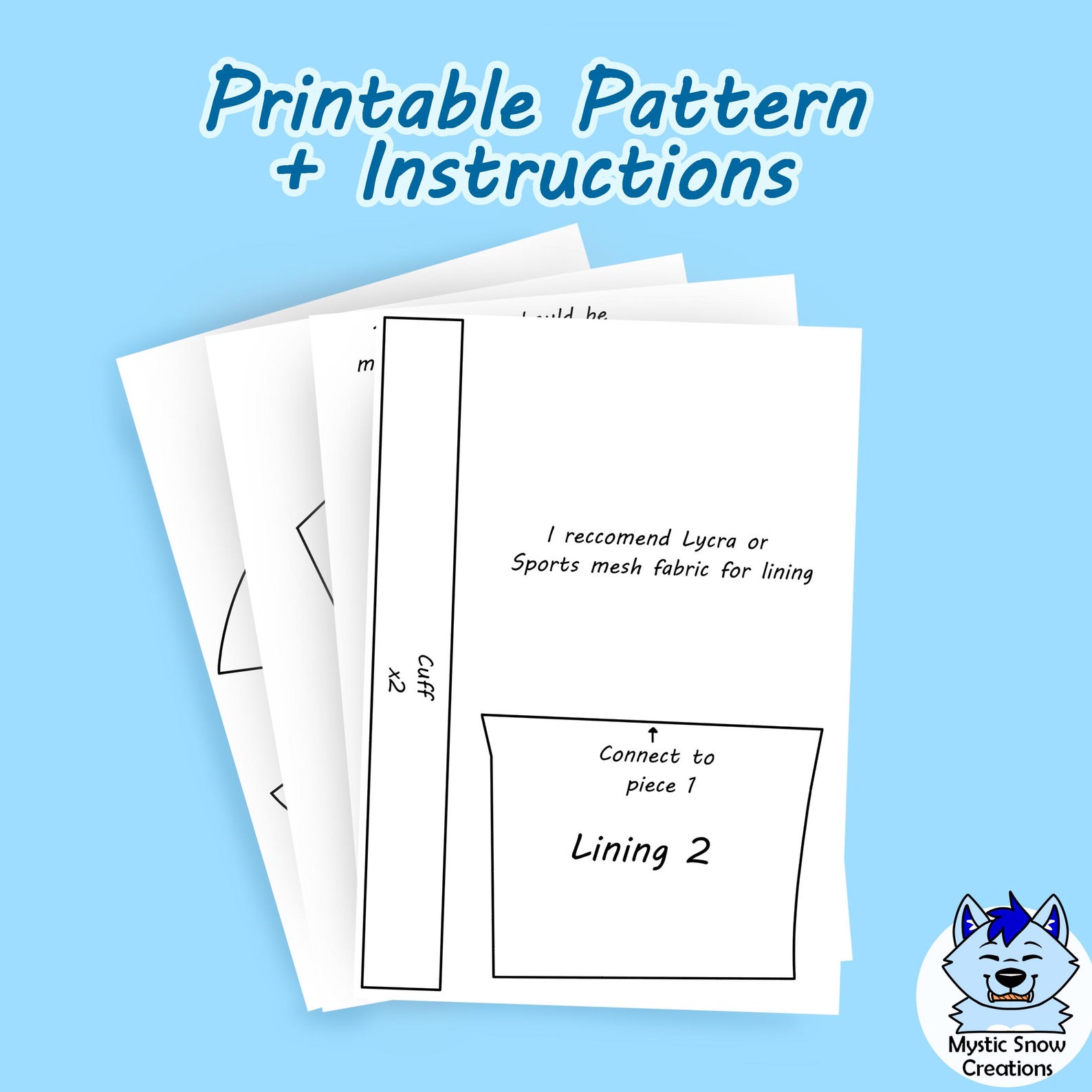 Fursuit Hoof Pattern + Tutorial for 3-finger Toony Hooves - Etsy