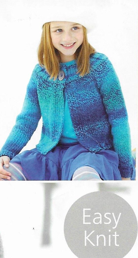 Ladies Jacket Knitting Pattern PDF Easy Knit 24-42 - Etsy