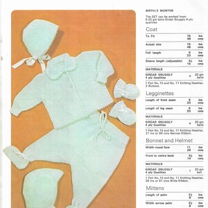 Newborn Knitting Pattern for Pram Set • Birth to 3 Months • PDF Instant ...