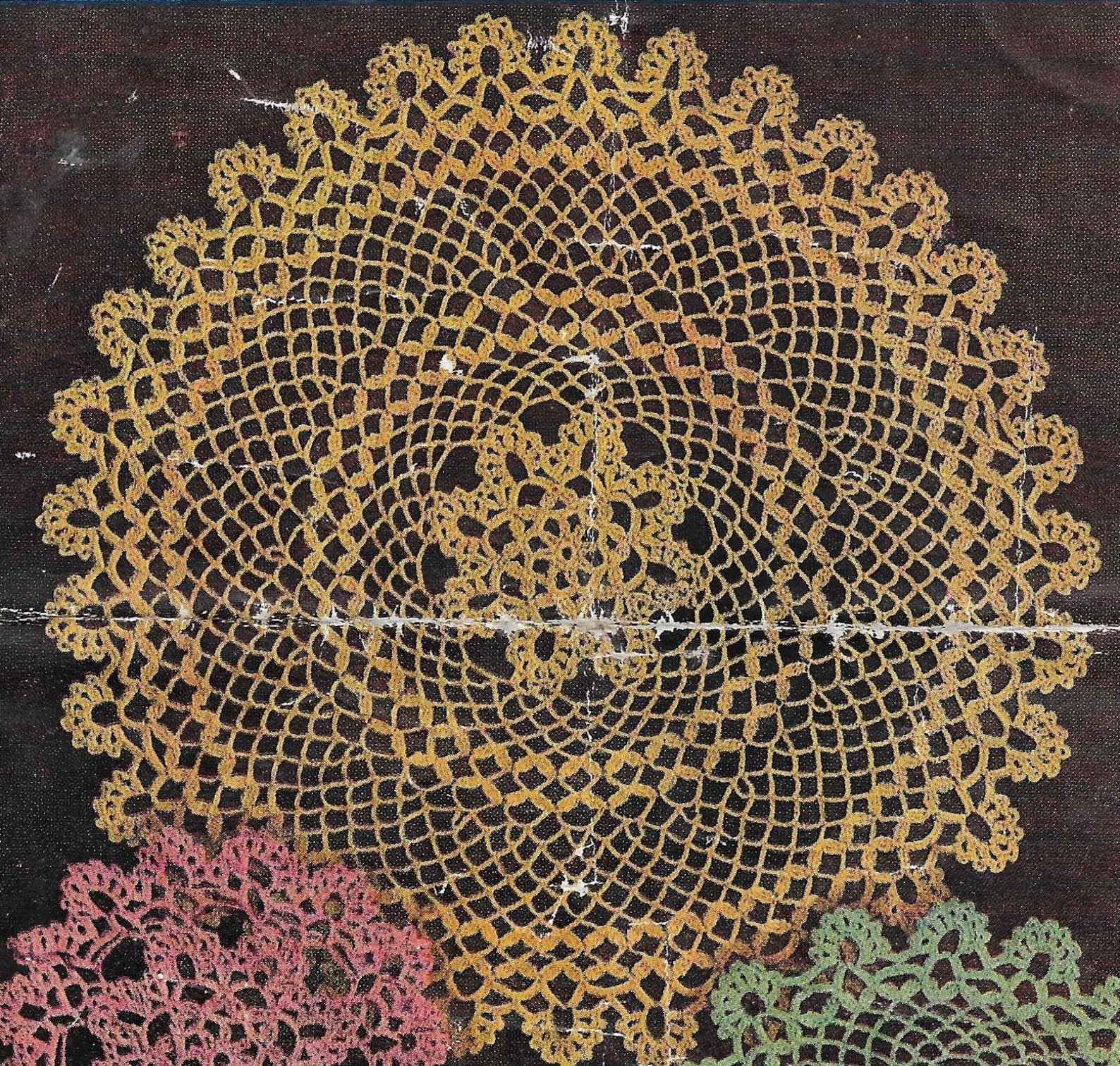 Table Mats Crochet Pattern Vintage Doilies Place Mats Home - Etsy