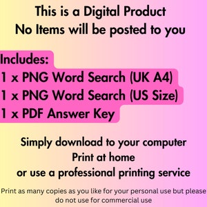 Knitting Word Search Printable, Digital Download, Large Print, With ...