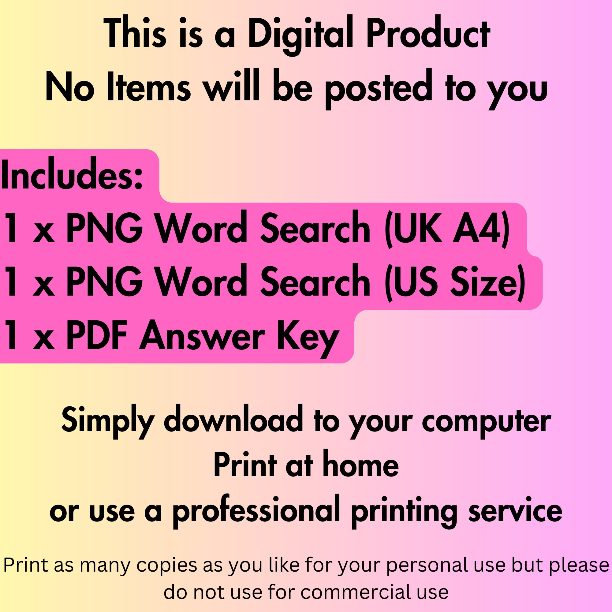 Knitting Word Search Printable Digital Download Large Print - Etsy