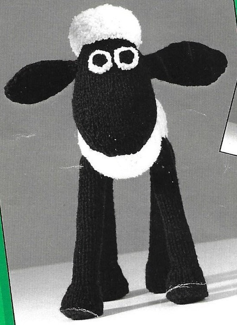 Shaun the Sheep Knitting Pattern Vintage / Knitted Toy / - Etsy UK