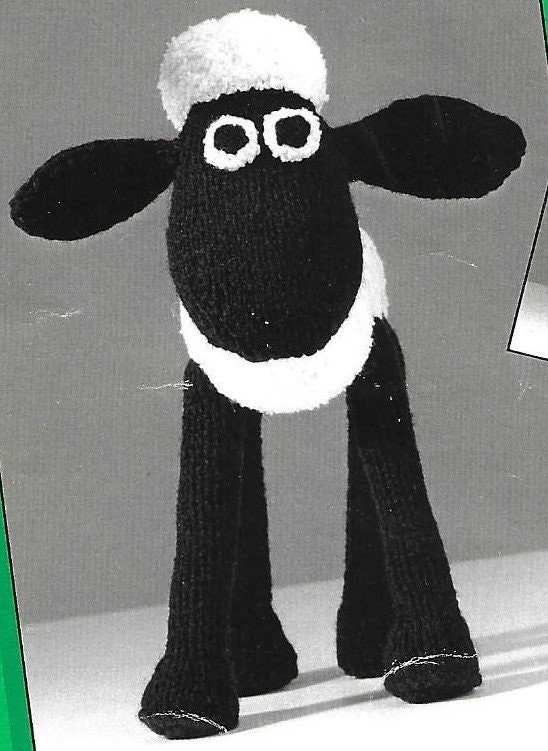 Shaun the Sheep Knitting Pattern Vintage / Knitted Toy / - Etsy UK