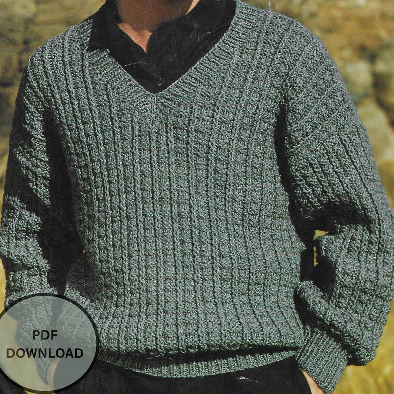 Male Knit Pattern - Etsy