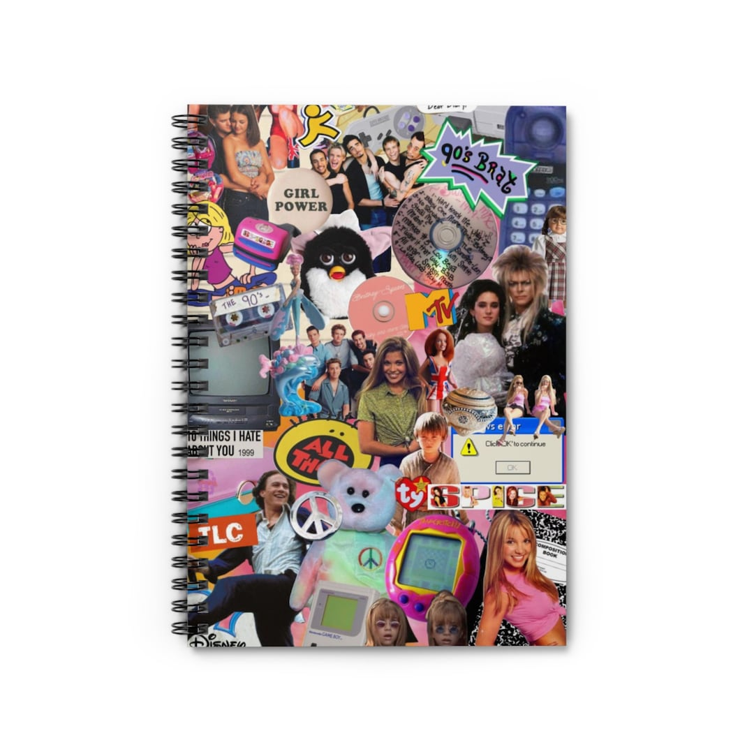 90s Inspired Notebook - Etsy