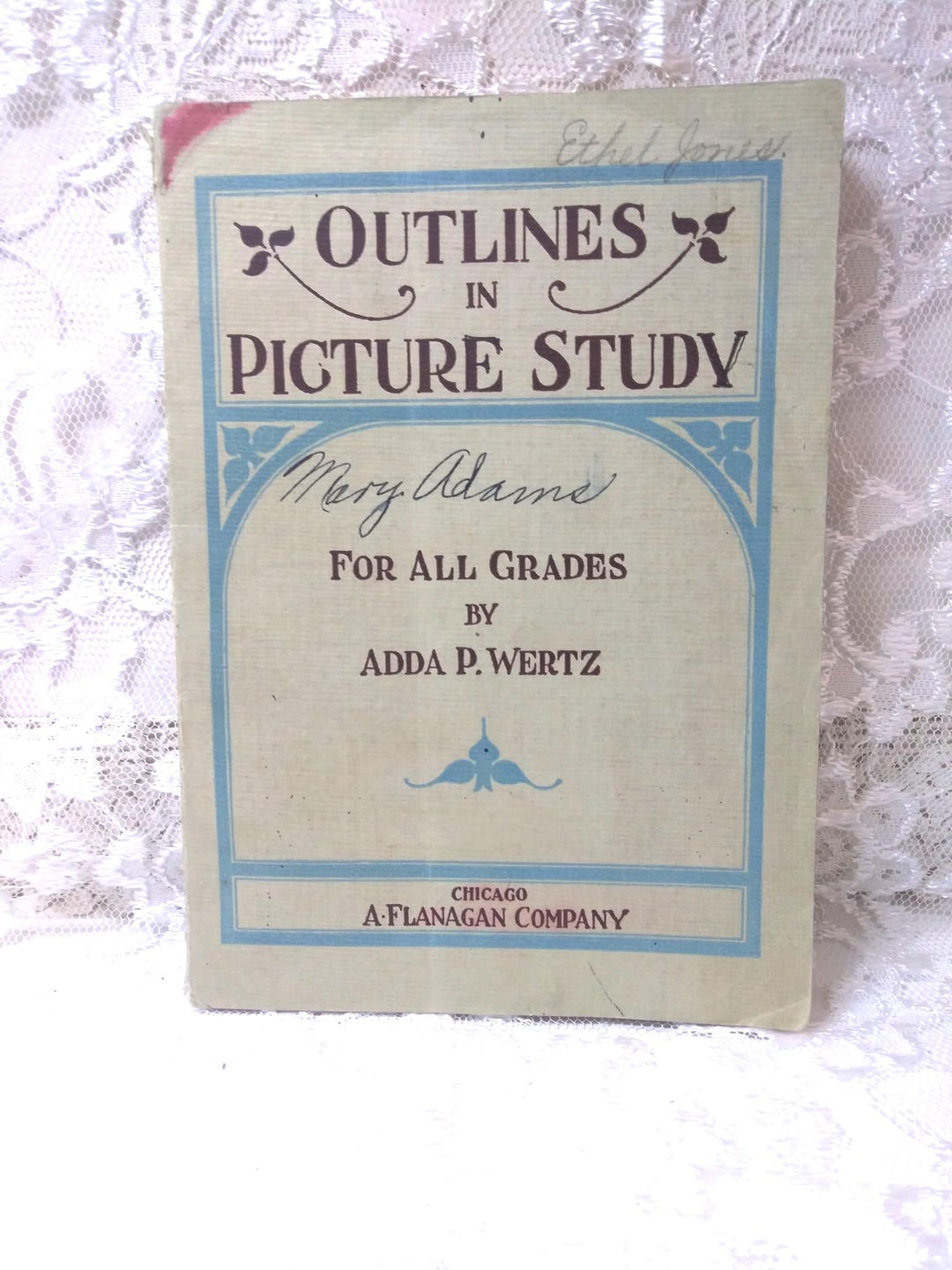 Antique Teacher's Art Appreciation Reference Guide ~ Rare ~ Outlines in ...