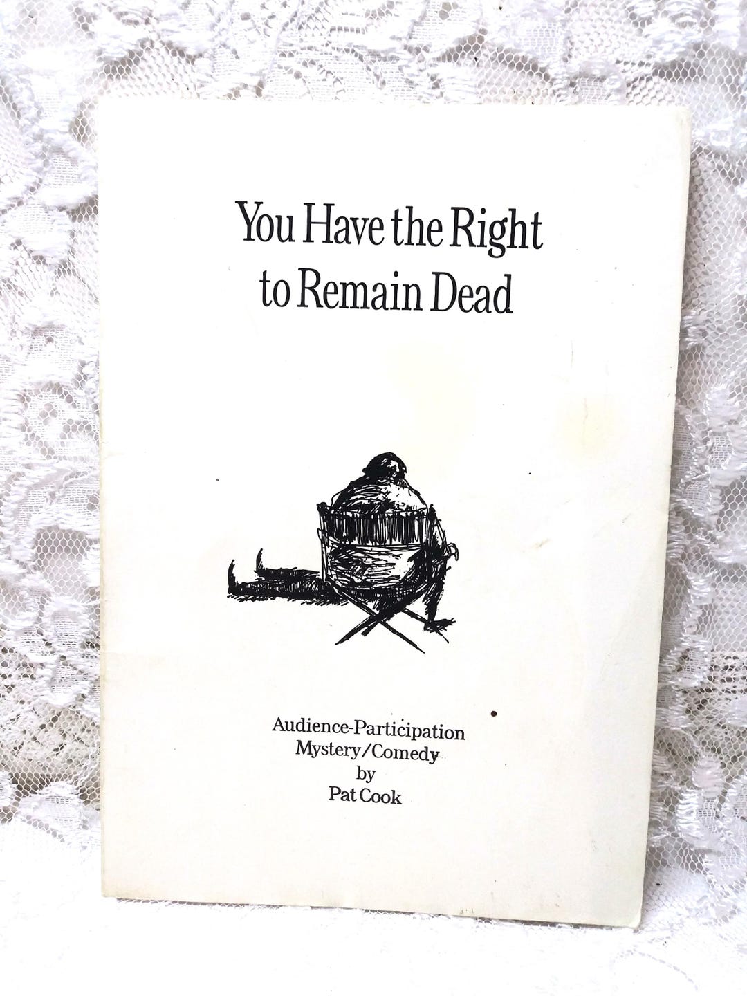 Rare 'you Have the Right to Remain Dead' Playbook by Pat Cook - Etsy