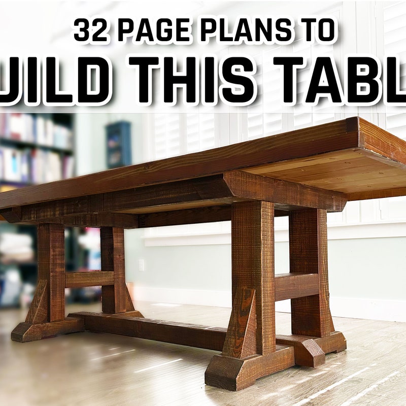Kitchen Table Plans - Etsy