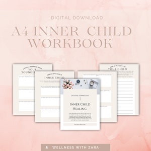 A4 Inner Child Healing Workbook Personal Growth Journal Bundles ...