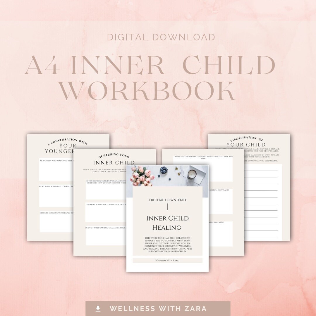 A4 Inner Child Healing Workbook Personal Growth Journal Bundles ...