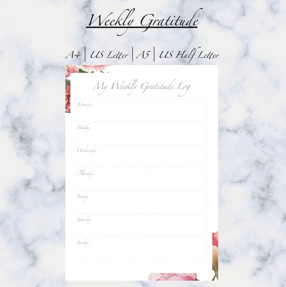 Paper & Party Supplies self-care gratitude journal printable Gratitude ...