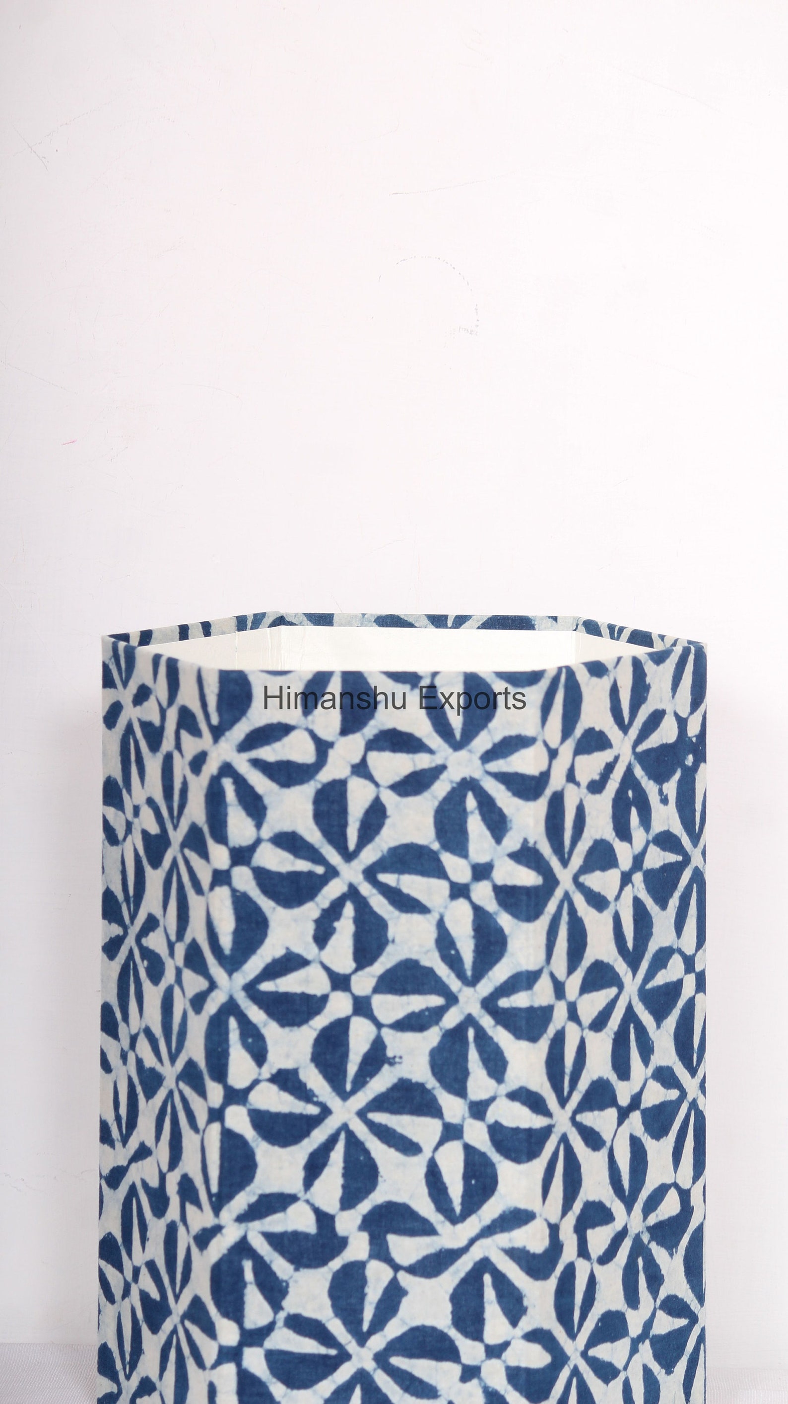 Eco Friendly Waste Bin Study Room Dustbin Handblock Printed Handmade ...