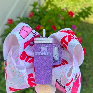 Inspired in Stanley Cups, Boutique Bows 4.5”, Purple. - Etsy