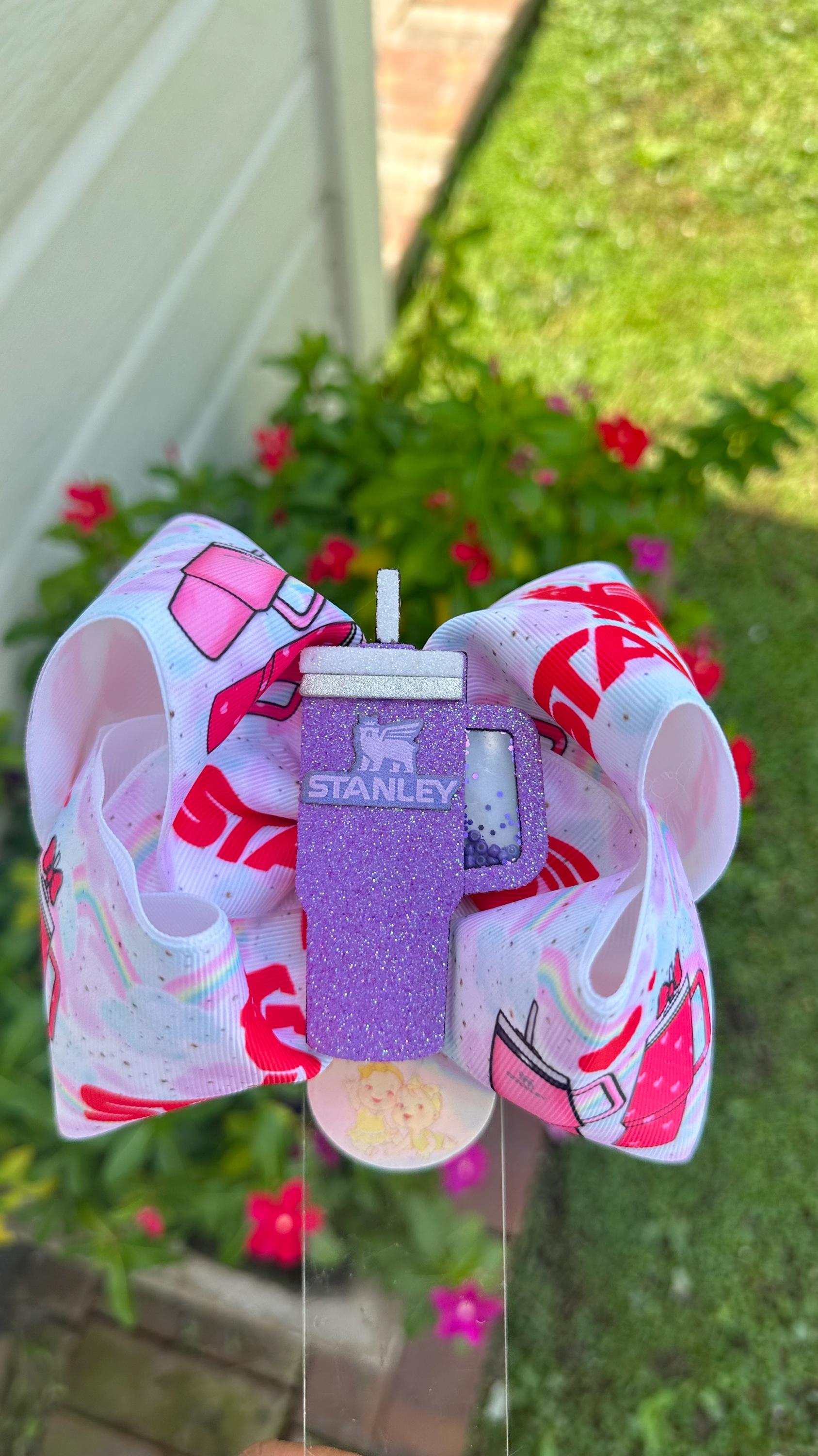 Inspired in Stanley Cups, Boutique Bows 4.5”, Purple. - Etsy