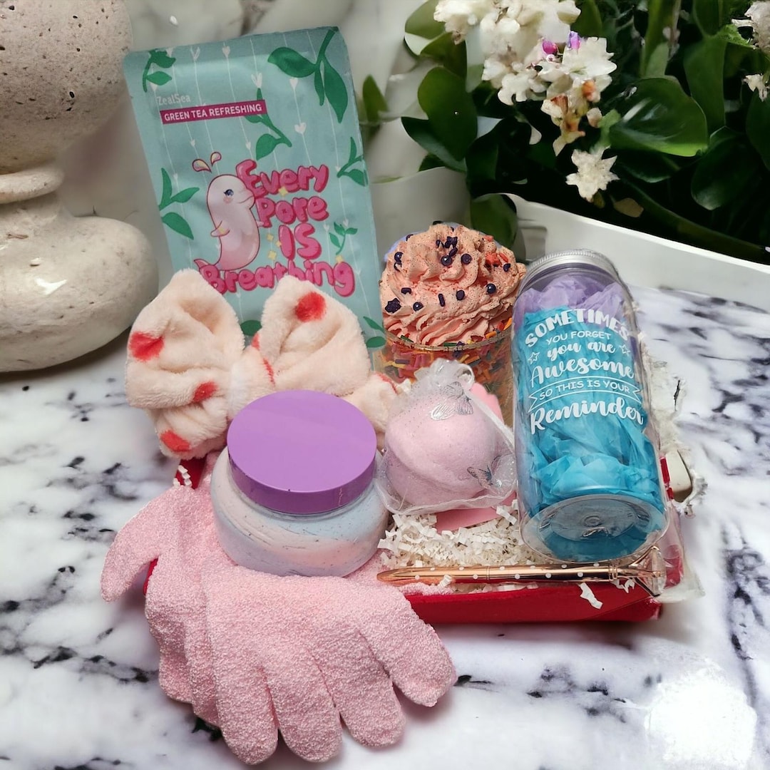Spa Gift Set|sugar Scrub Gift Set|birthday Gift Box|birthday Scrub ...