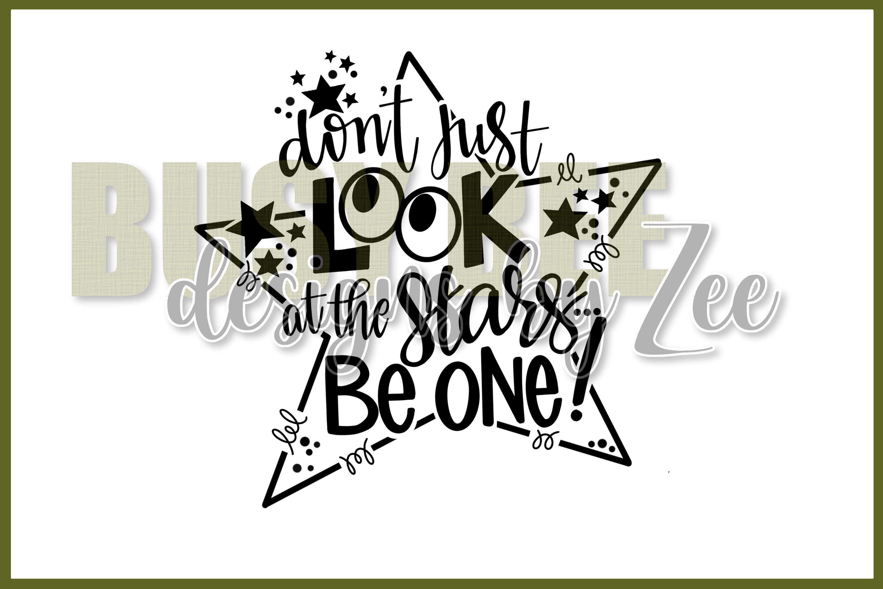 Be a Star SVG + PNG - Etsy