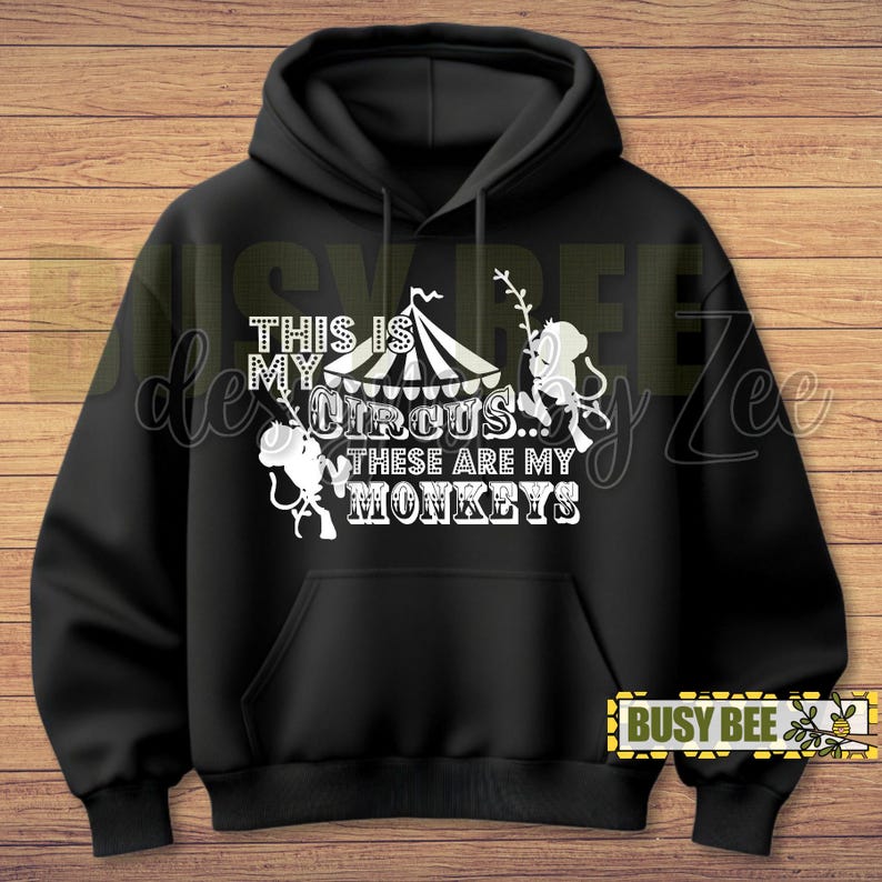 This is My Circus, These Are My Monkeys SVG + PNG - Etsy