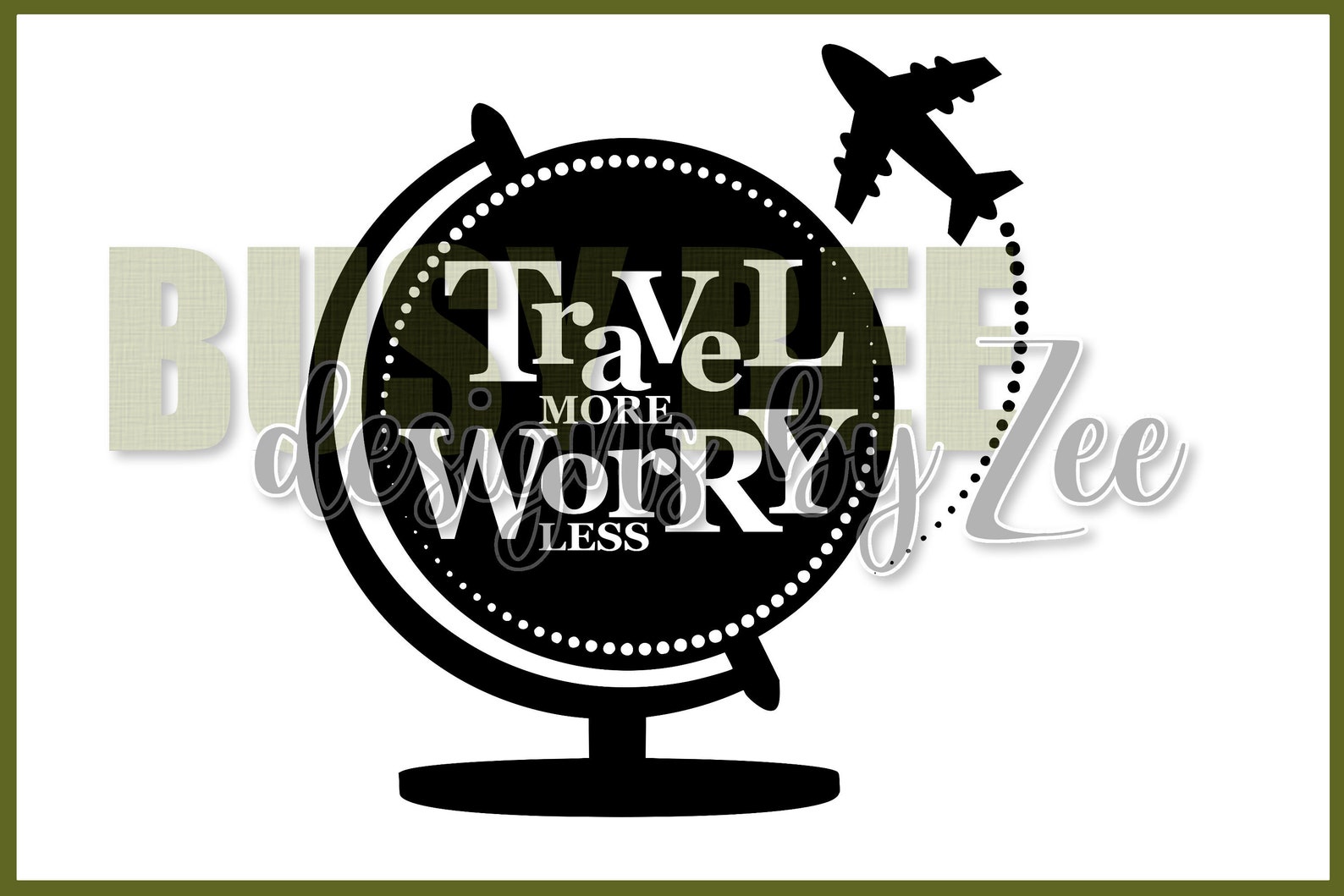 Travel More, Worry Less SVG + PNG - Etsy